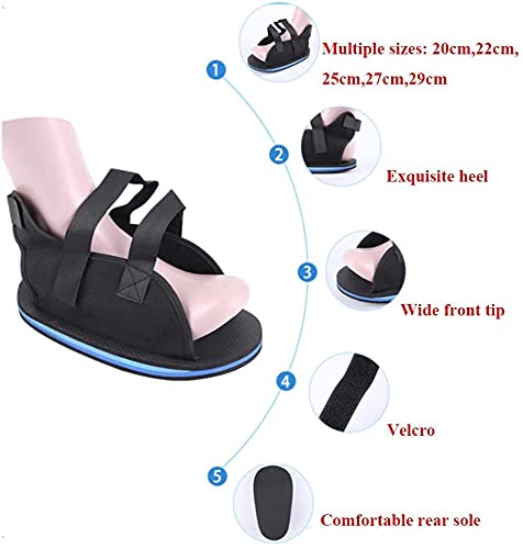 Open Toe Cast Shoes Foot Fracture Support Light Surgical Foot Protection Cast Boot Postoperative Recovery Walking Gypsum Shoe Medical Walking Shoe Foot Injuries Stable Ankle Joints Surgical Fixed Shoe