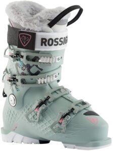 rossignol alltrack pro 100 womens ski boots shadow green 6.5 (23.5)