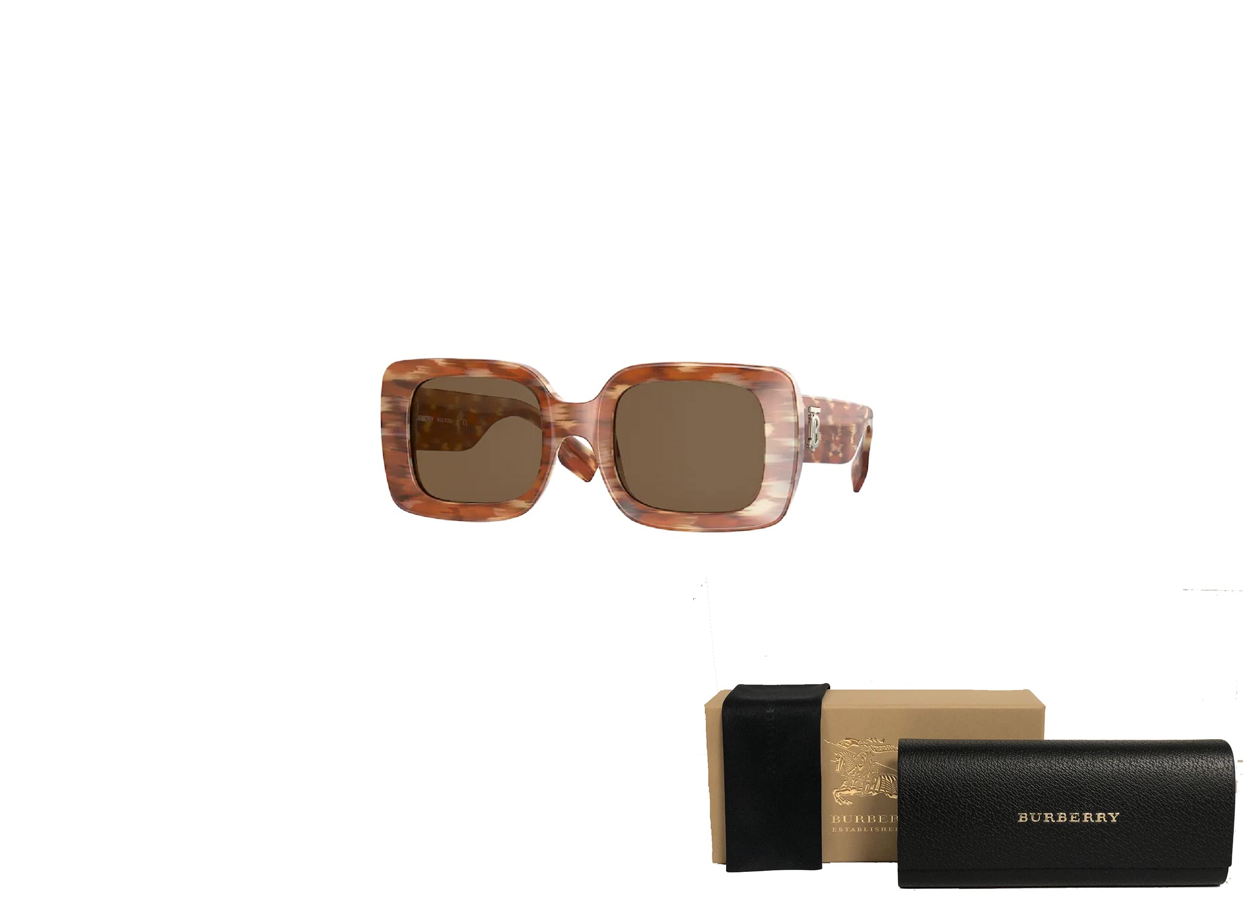 BE4327 391573 Delilah 51MM Brown/Plastic Lens Brown Square Sunglasses for Women + BUNDLE with Designer iWear Eyewear Kit