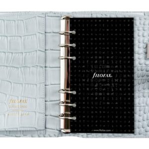 Filofax 026092 Classic Rock Personal Organizer, Bible, Silver Mist