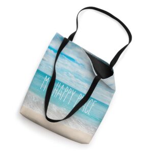 Rae inspired Dunn mug my happy place summer vacay beach day Tote Bag