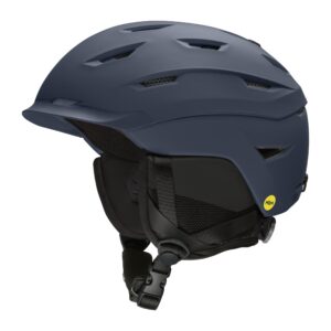 smith level mips snow helmet in matte french navy, size large