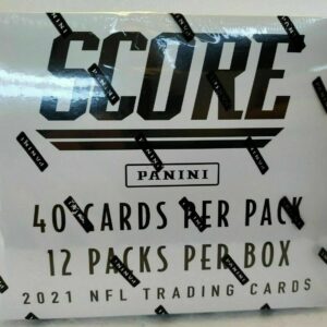 NFL 2021 Score Football Trading Card CELLO Box [12 Packs] (Pre-Order ships July)