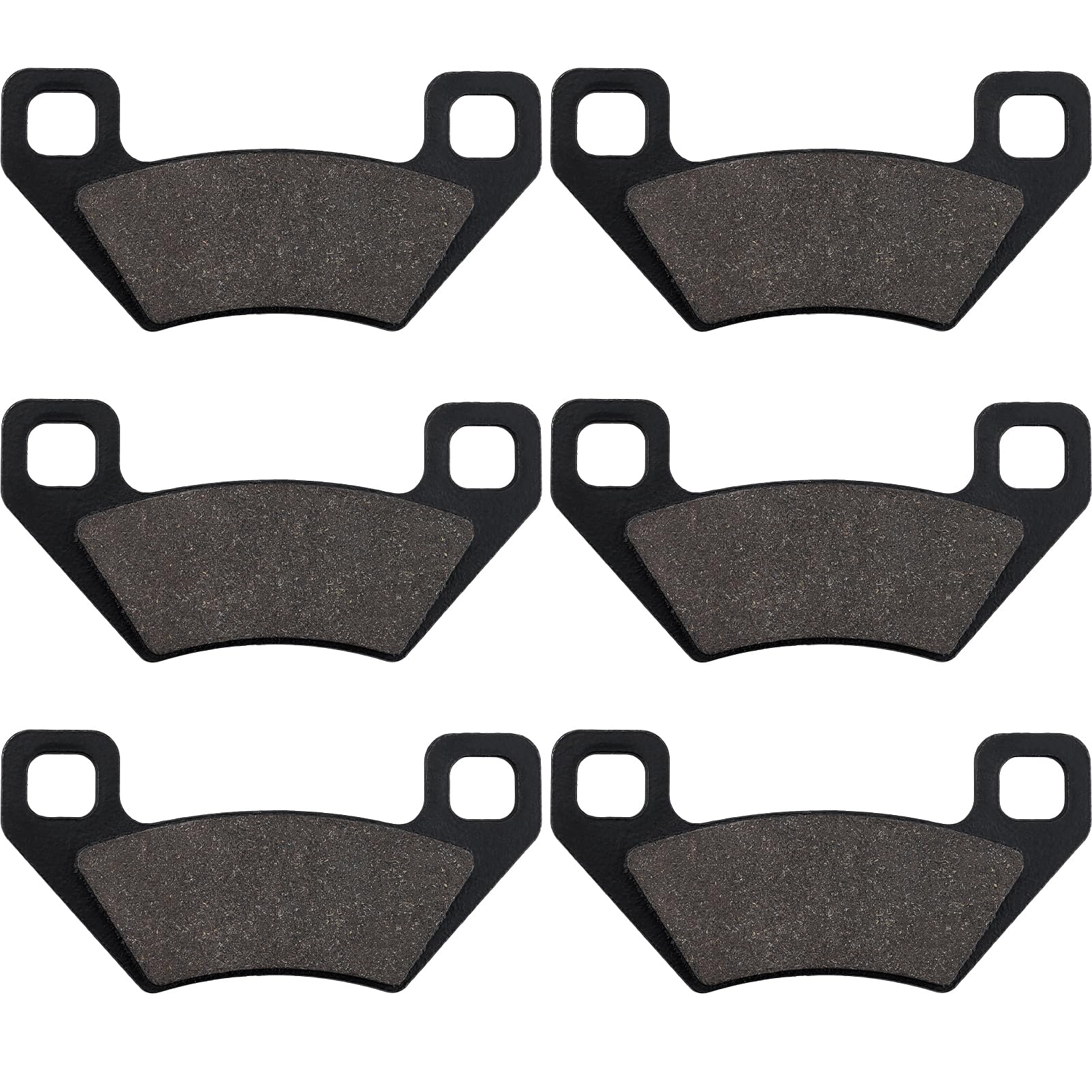 SOLLON Front and Rear Brake Pads for Arctic Cat 250 300 350 366 400 450 500 550 570 650 700 1000 Prowler 400 450 500 570 700 1000 Alterra Mud Pro Prowler Wildcat Trail 2004-2020