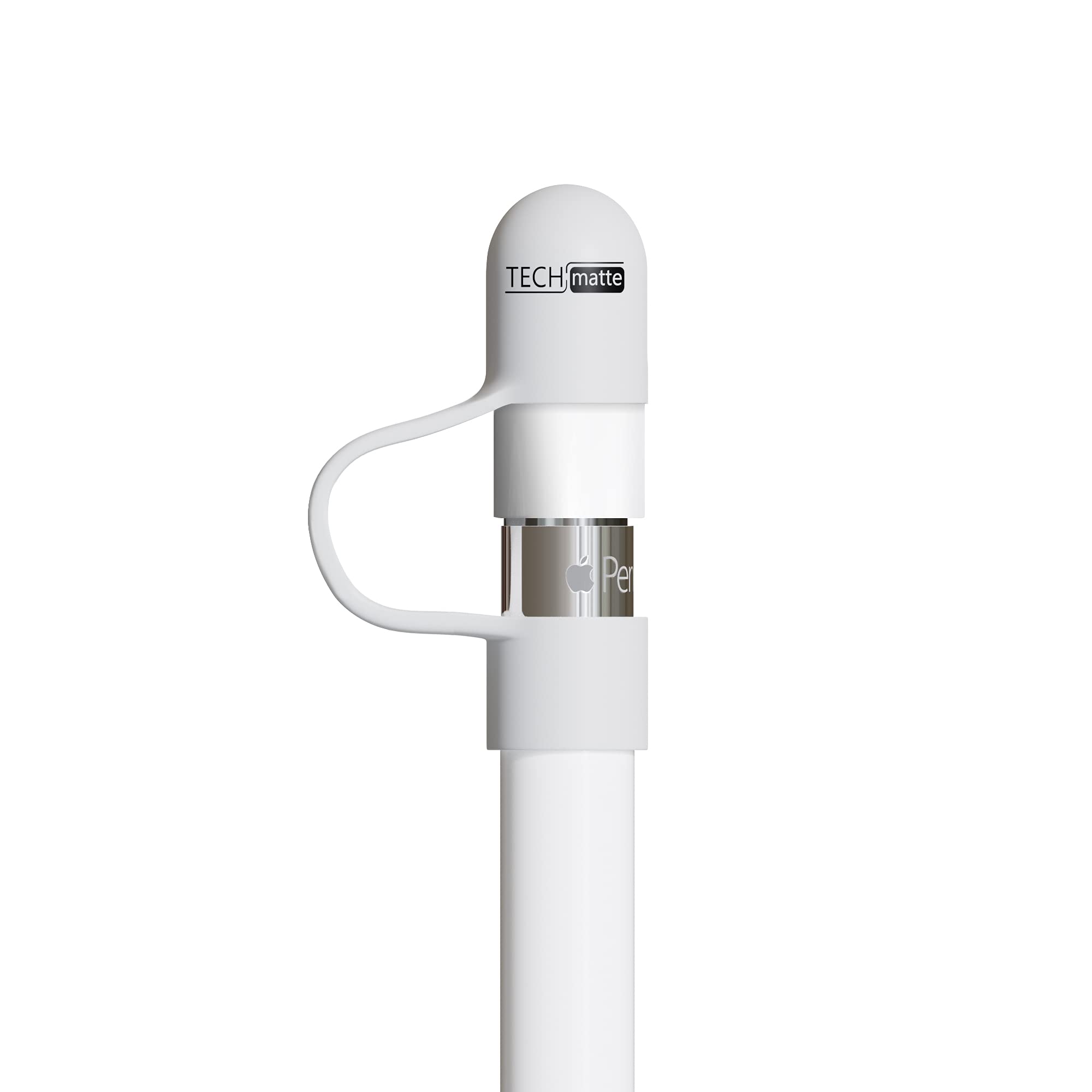 TechMatte Non-Magnetic 2-in-1 Cap Charging Adapter Compatible with Apple Pencil 1st Generation, Female to Female Charger Connector Cap