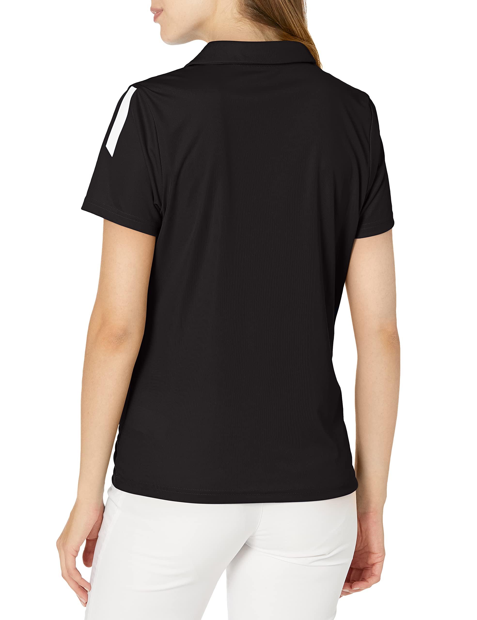 PUMA Women's teamLIGA Sideline Polo, Black White, X-Large