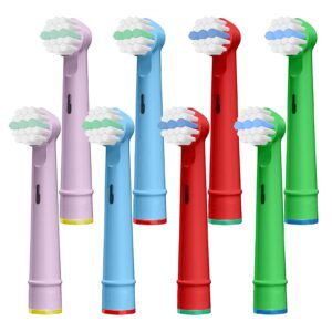 kids toothbrush replacement heads ​for oral b electric toothbrush replaced brush heads soft bristles for children 8 pack