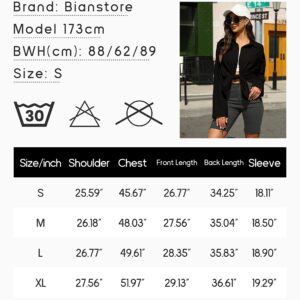 Bianstore Women's Oversized Linen Shirts Blouses Tops Long Sleeve High Low Button Up Shirts (Black-M)