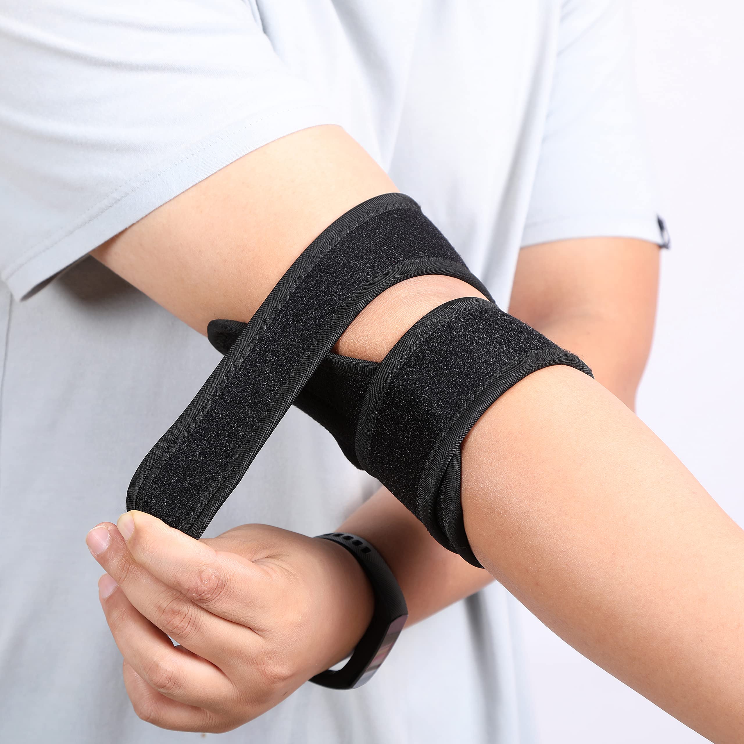 NC Elbow Brace for Men Tendonitis Elbow Adjustable Elbow Splint Compression Sleeve Cubital Tunnel Syndrome,Tendonitis,Arthritis Pain Relief Sports Injury