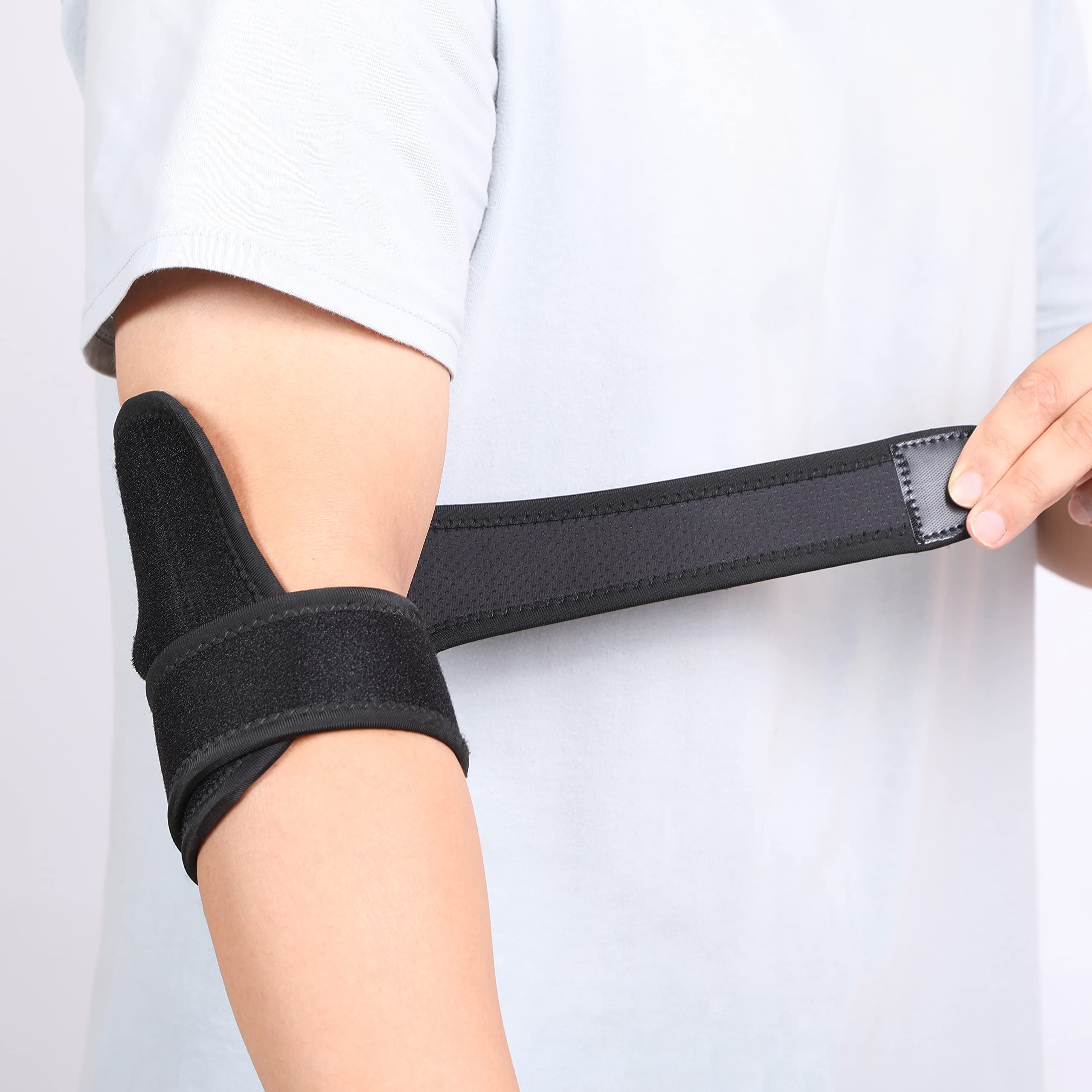 NC Elbow Brace for Men Tendonitis Elbow Adjustable Elbow Splint Compression Sleeve Cubital Tunnel Syndrome,Tendonitis,Arthritis Pain Relief Sports Injury