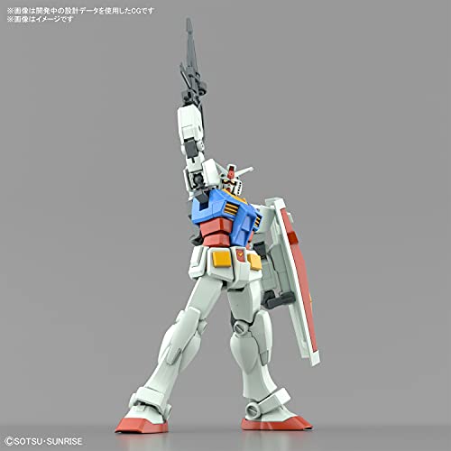 Bandai Hobby - Mobile Suit Gundam - 1/144 RX-78-2 Gundam (Full Weapons Set), Bandai Spirits Entry Grade Model Kit