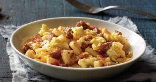 Gourmet Kitchn Jimmy Dean Meat Lovers Breakfast Bowls - 3 Boxes (8 Bowls Each, 24 Bowls Total) - Potatoes, Sausage, Eggs, Cheddar Cheese and Bacon - Frozen Meal