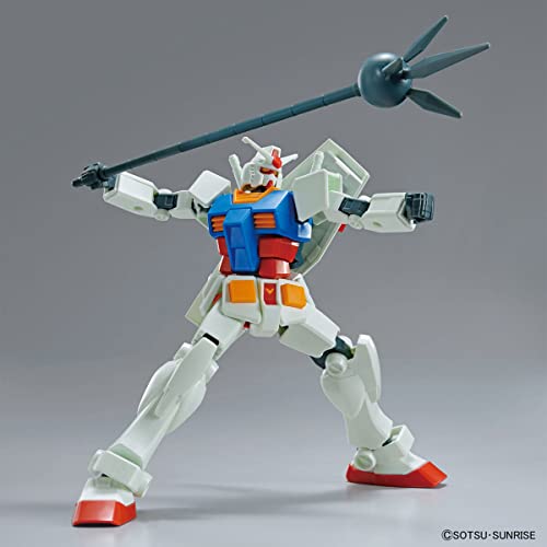 Bandai Hobby - Mobile Suit Gundam - 1/144 RX-78-2 Gundam (Full Weapons Set), Bandai Spirits Entry Grade Model Kit