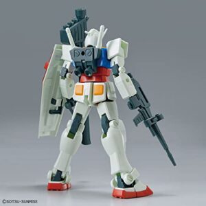 Bandai Hobby - Mobile Suit Gundam - 1/144 RX-78-2 Gundam (Full Weapons Set), Bandai Spirits Entry Grade Model Kit