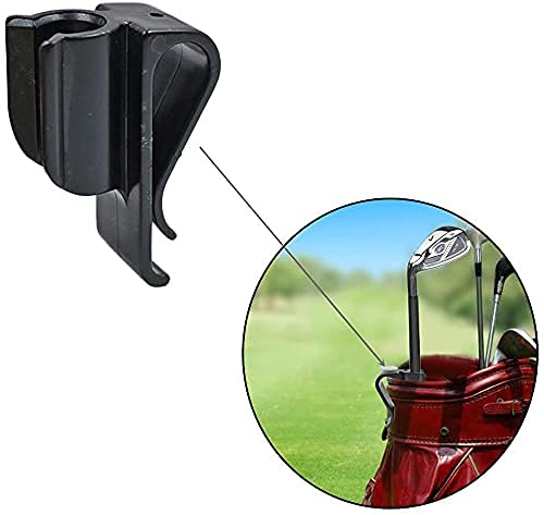 Alovexiong 2 Pack Golf Putter Clip Golf Bag Clip on Putter Clamp Holder Golf Putter Clip Organizer Ball Marker for Golf Accessories