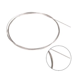 BQLZR 2x Piano Accessories Steel Wire 1m Piano Strings 13# Silver Replacement Strings