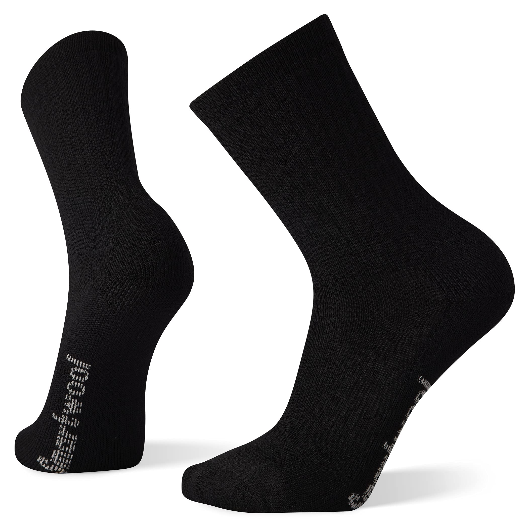 Smartwool Men's Hike Classic Full Cushion Solid Crew Socks, Black, Small