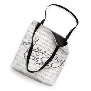 Amazing Grace Tote Bag