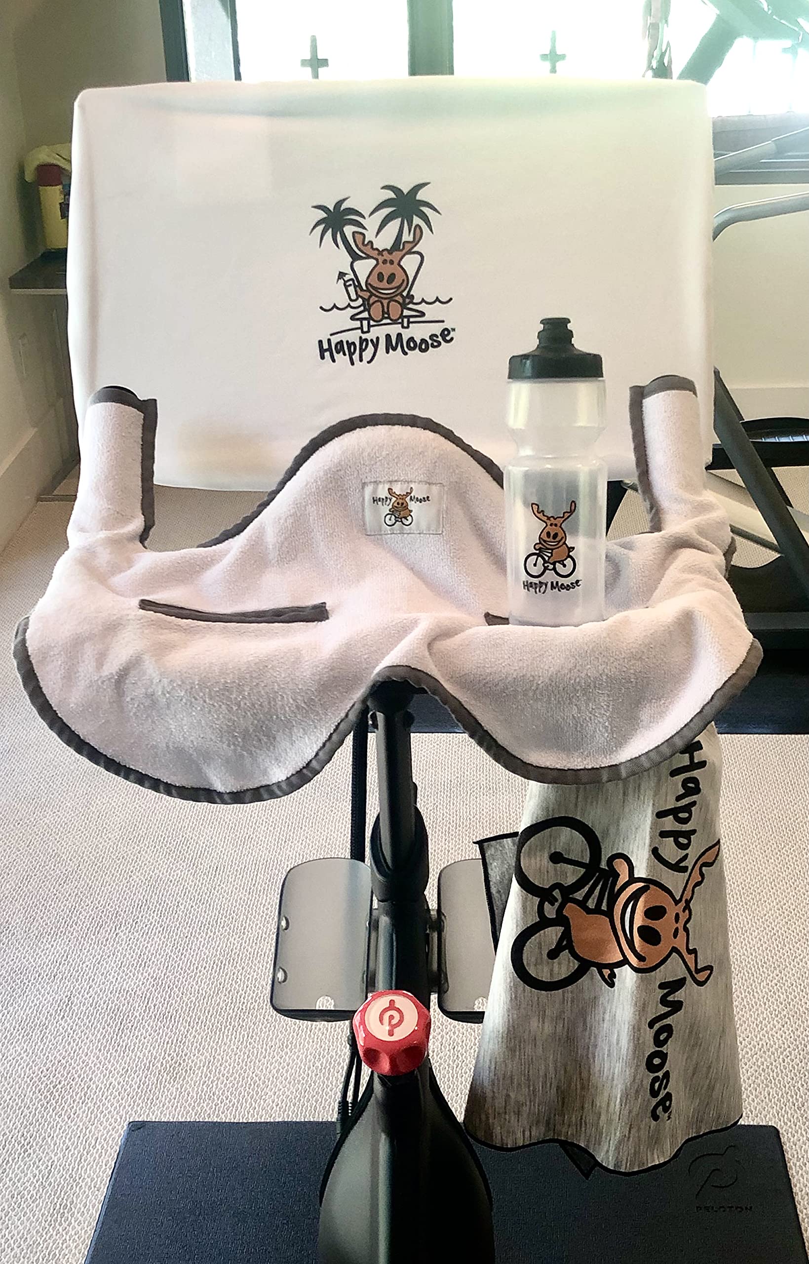 Happy Moose Accessory Set for Original Peloton Bike (Black Trim)