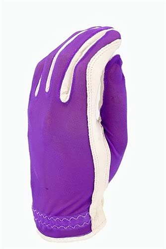 Evertan: Women's Tan Through Golf Glove - Grape Large