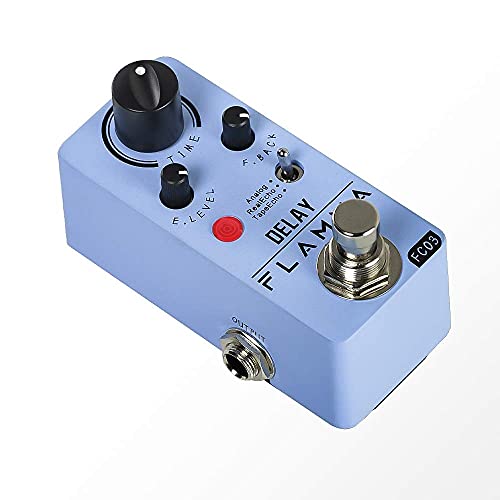 FLAMMA FC03 Delay Pedal with 9V 300mA Power Supply