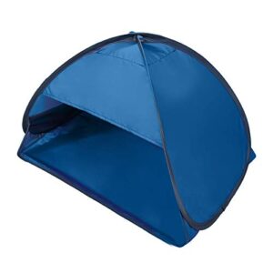 rs1 beach sun shelters mini head pop up tent,small tent for puppy small pets animals, portable can be fixed shade canopy with phone stand and tent nails(blue)