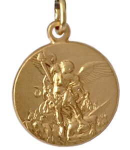 saint michael the archangel medal - patron saint of police - 100% made in italy