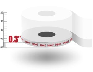 impact 0.3" stay stuck athletic finger tape for boxing, jiu-jitsu, mma, martial arts, wrestling, hockey, rugby and lacrosse -impact 0.3" branded (5 pack)