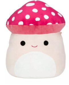 kellytoy squishmallows 8” malcom the mushroom food squad plush stuffed toy