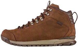 oboz bozeman mid leather b-dry hiking boot - men's dark earth 12