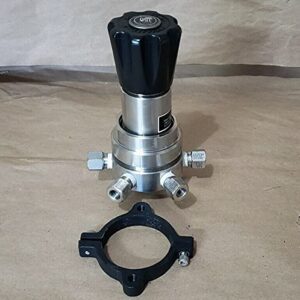 tescom 26-1600 series ss venting pressure regulator in 6000 psig out 0-150 psig