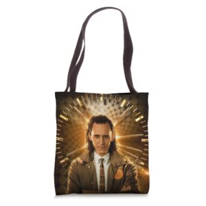 marvel loki tva variant disney+ series poster tote bag