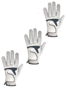 3 mens cadet evergrip cabretta golf glove (left) (cadet - extra/large)