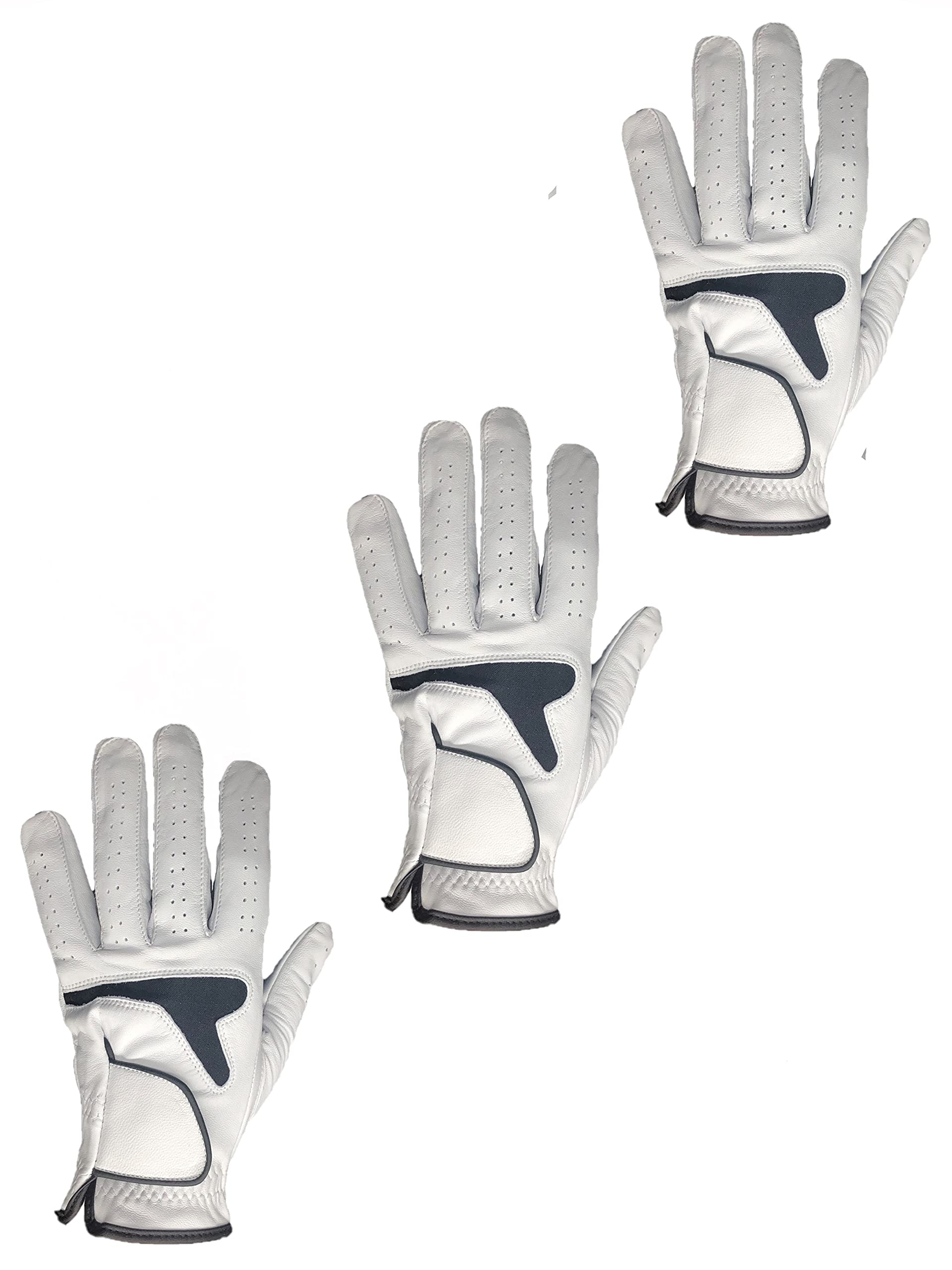 3 Mens Cadet EverGrip Cabretta Golf Glove (Left) (Cadet - Extra/Large)