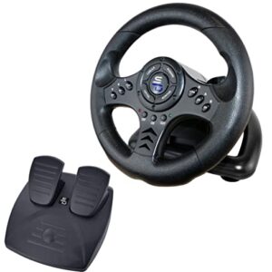 Superdrive SV450 racing steering wheel with Pedals and Shifters Xbox Serie X / S, Switch, PS4, Xbox One, PS3, PC (programmable for all games)