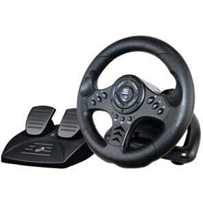 superdrive sv450 racing steering wheel with pedals and shifters xbox serie x / s, switch, ps4, xbox one, ps3, pc (programmable for all games)