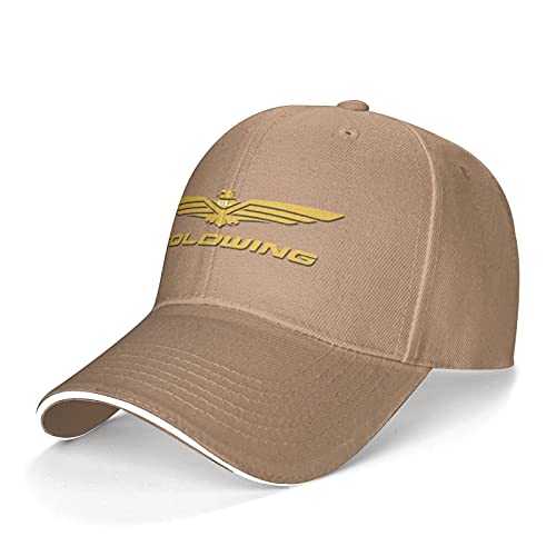 Goldwing Logo Hats Rock Unisex Baseball Cap Natural