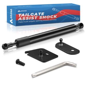 arana tailgate assist for ford f250 f350 f450 2017-2024, slow drop tailgate assist shock damper accessories for f250 f350 f450 super duty xl xlt lariat king ranch platinum limited