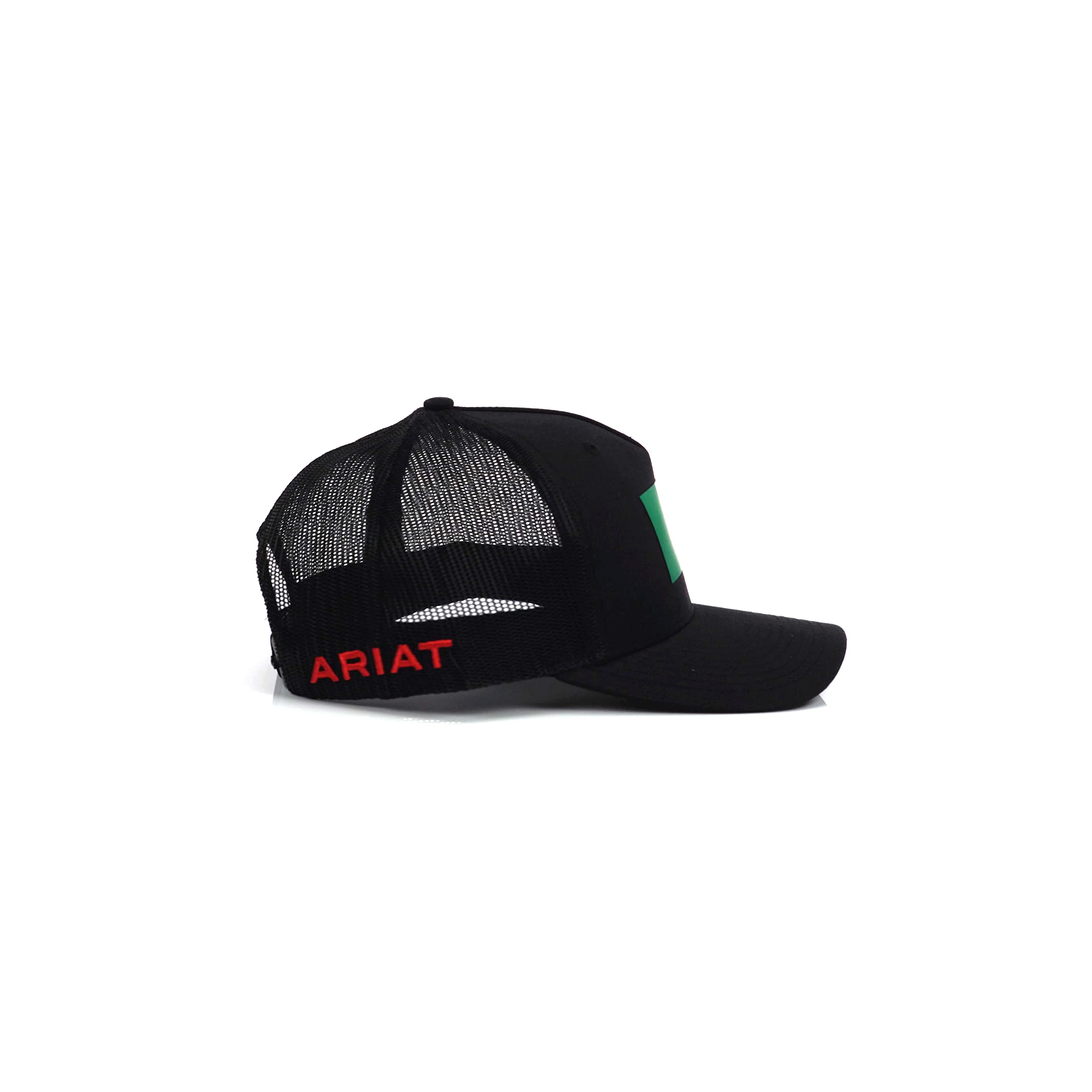 ARIAT Men's Mexico Flag Black Baseball Cap