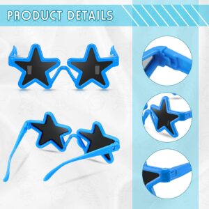 Frienda 24 Pairs Kids Star Sunglasses Neon Star Sunglasses Star Glasses for Summer Beach Pool Birthday Party Favors(Multicolor)