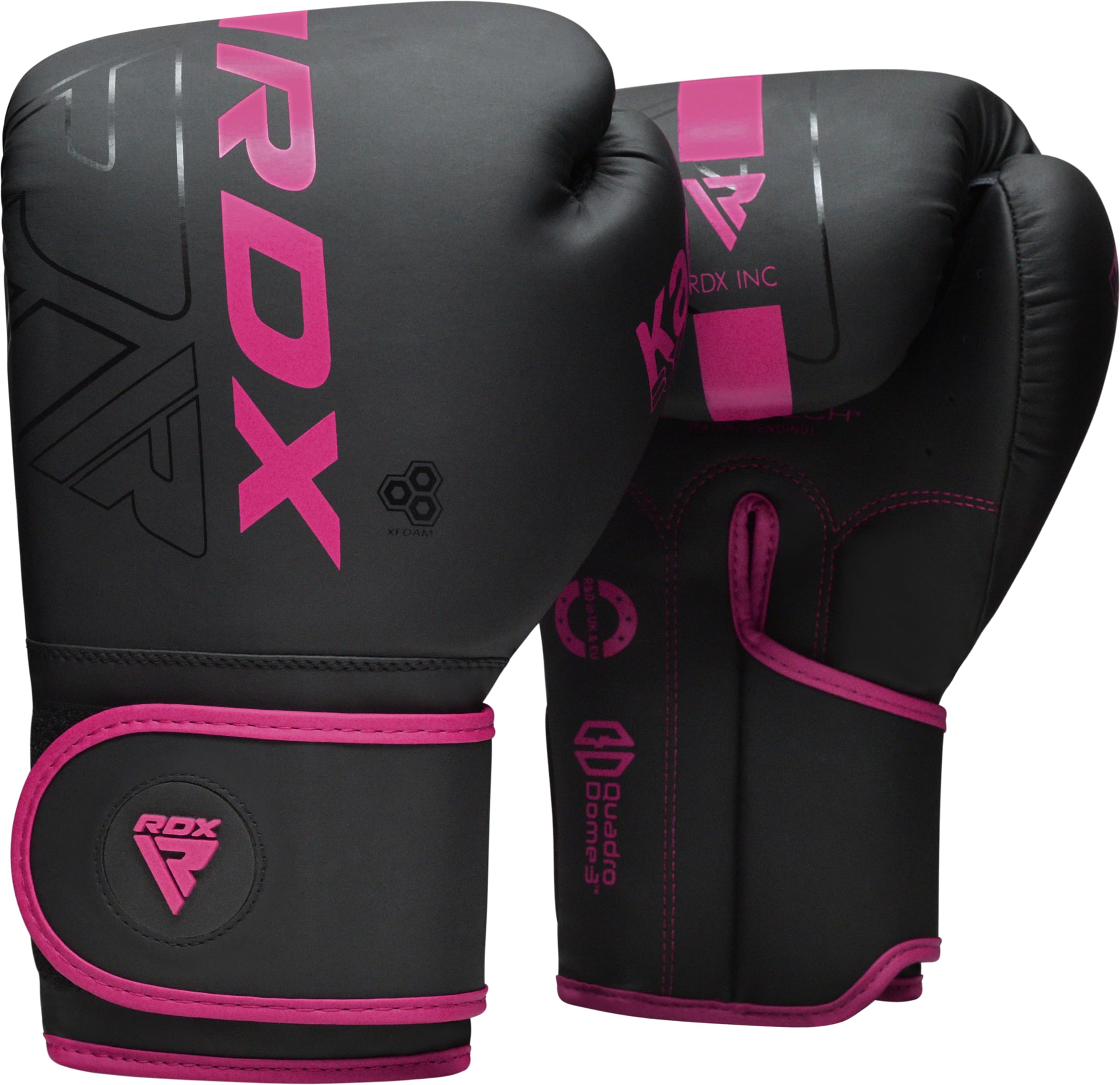 RDX Women Boxing Gloves Sparring Muay Thai, Premium Maya Hide Leather, KARA Patent Pending, Kickboxing MMA Training, Punch Bag, Focus Mitts Pads Double end Ball Punching Workout