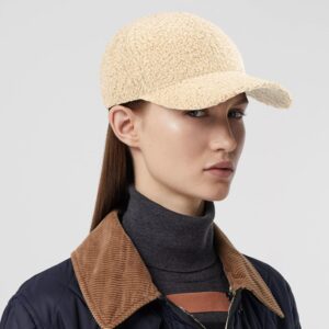 Faux-Lamb-Wool Baseball-Caps Warm-Winter Teddy-Fleece Hip-Hop Cap for Men Women Outdoor Travel Beige