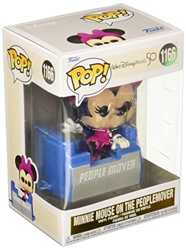 Funko Pop! Disney: Walt Disney World 50th - Minnie Mouse on The People Mover, Multicolor