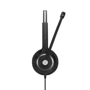 epos | sennheiser impact sc 232 headset - mono - easy disconnect - wired - on-ear - monaural - noise cancelling, electret, uni-directional, condenser microphone - black