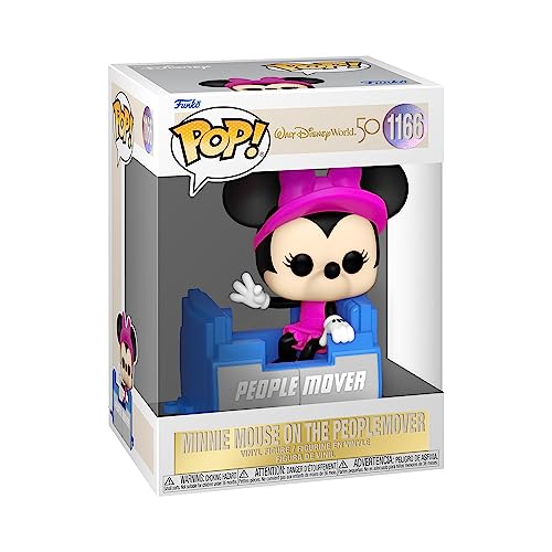 Funko Pop! Disney: Walt Disney World 50th - Minnie Mouse on The People Mover, Multicolor