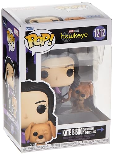 Funko Pop! & Buddy Marvel: Hawkeye - Kate Bishop with Lucky Pizza Dog Vinyl Bobblehead