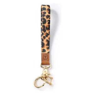 mngarista hand wrist lanyard key chain, cool keychain wristlet, wristlet strap with car keychain, leopard