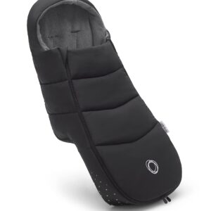 Bugaboo, Midnight Black Footmuff - All-Season, Waterproof, Polyester Stroller Accessory