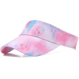 doannotium sport sun visor hats tie-dye ball caps empty top baseball sun cap for men women