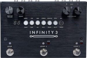 pigtronix infinity 3 hi-fi stereo double looper pedal